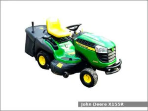 John Deere X155R rear-discharge mower: review and specs - Tractor Specs